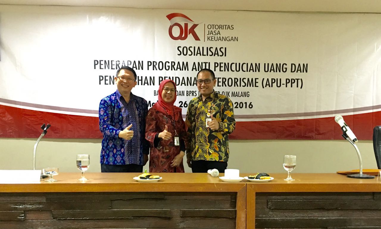 Kantor OJK Malang Bekerjasama dengan Grup Penanganan APU PPT Gelar ...